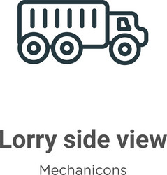 Lorry Outline Vector Images (over 7,200)