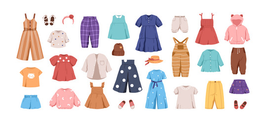 Kids changing clothes children dressing pants Vector Image