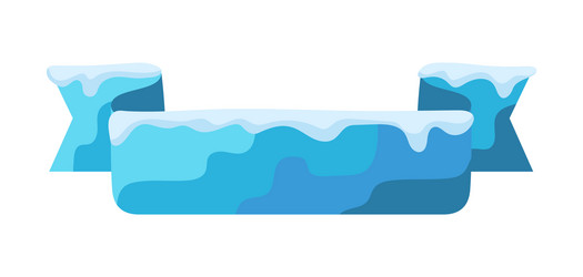 Snow stack Royalty Free Vector Image - VectorStock