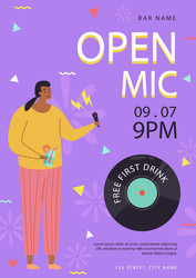 Open Mic Poster Vector Images (over 260)