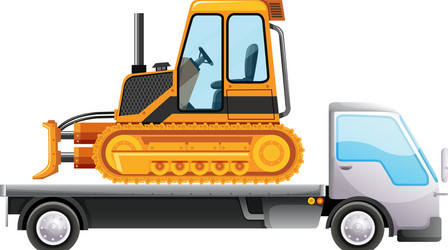 Flatbed Truck Cartoon Vector Images (over 140)