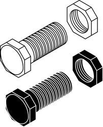 Technical Drawing Bolt Vector Images (over 390)
