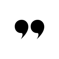 Quote icon quotation mark symbol Royalty Free Vector Image