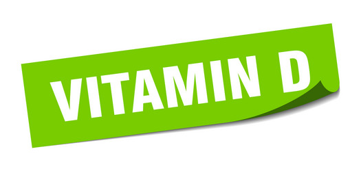 Vitamin sticker vitamin label Royalty Free Vector Image