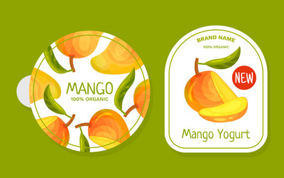 Stickers Yogurt Template Vector Images (over 360)