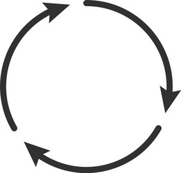 Three Arrow Circle Vector Images (over 9,500)