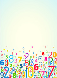 Number background Royalty Free Vector Image - VectorStock