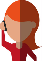 Person using phone icon image Royalty Free Vector Image