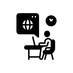 Internet user Royalty Free Vector Image - VectorStock