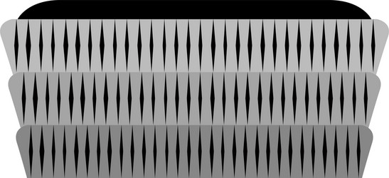 Side view of a soccer stadium Royalty Free Vector Image