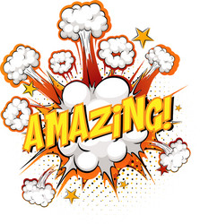 Congrats word comic book pop art Royalty Free Vector Image