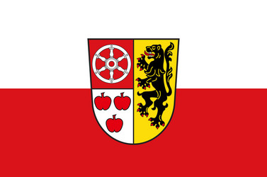 Flag of weimarer in thuringia germany Royalty Free Vector