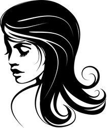 Glamour girl Royalty Free Vector Image - VectorStock