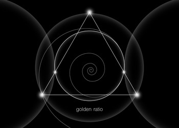 Sacred Geometry Spiral Fibonacci