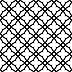 Mashrabiya arabesque arabic cnc seamless pattern Vector Image