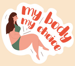 Crowd women feminist Royalty Free Vector Image