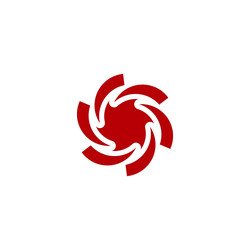 Storm symbol template design abstract icons Vector Image