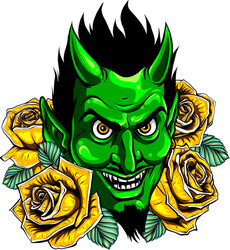 Devil Profile Vector Images (over 200)