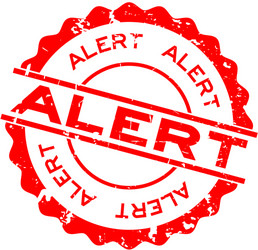 Black color round seal sticker in word notice Vector Image
