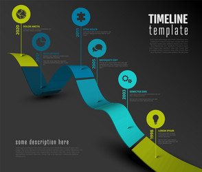 Timeline Snake Chart Vector Images (35)