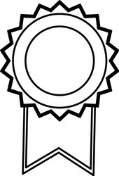 Award ribbon blank Royalty Free Vector Image - VectorStock