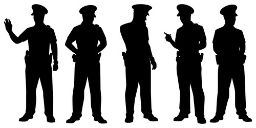 Brave Policeman Police Cap Vector Images (79)