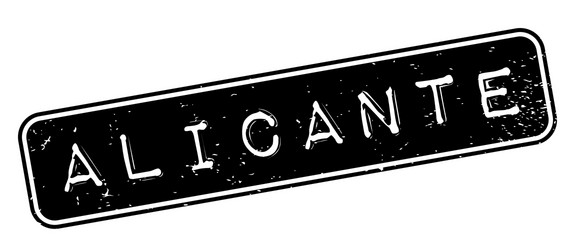 Alicante sticker stamp Royalty Free Vector Image