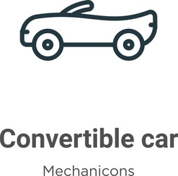 Car Convertible Outline Vector Images (over 730)
