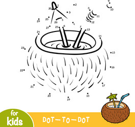 Numbers game education for children cute cat Vector Image