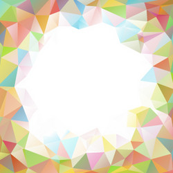 Colorful rainbow polygon background Royalty Free Vector