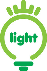 Logo light Royalty Free Vector Image - VectorStock