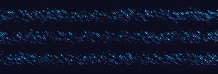 Realistic soap bubbles border seamless bath Vector Image