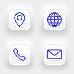 Business Card Phone Email Icon Vector Images (over 3,900)