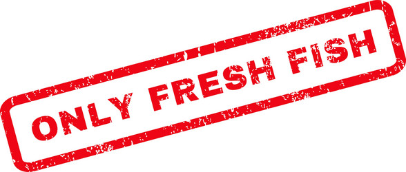 Fresh fish rubber stamps Royalty Free Vector Image