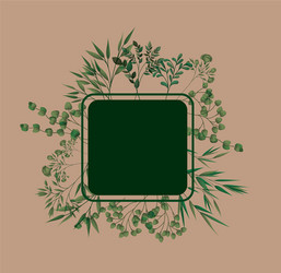 Border Laurel Square Vector Images (over 420)