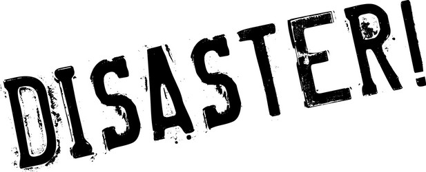 Disaster rubber stamp Royalty Free Vector Image