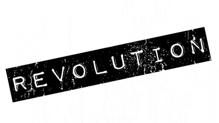 Revolution rubber stamp Royalty Free Vector Image