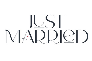 Just Married Hand Lettering Vector Images (over 240)