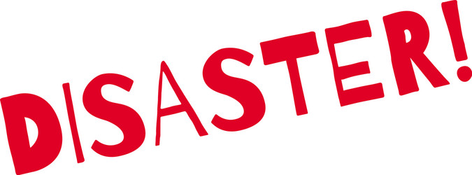 Disaster rubber stamp Royalty Free Vector Image