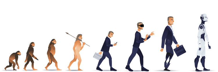 Robot Evolution Vector Images (over 2,000)