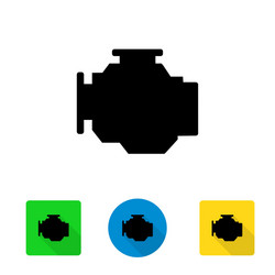 Electric engine icon Royalty Free Vector Image