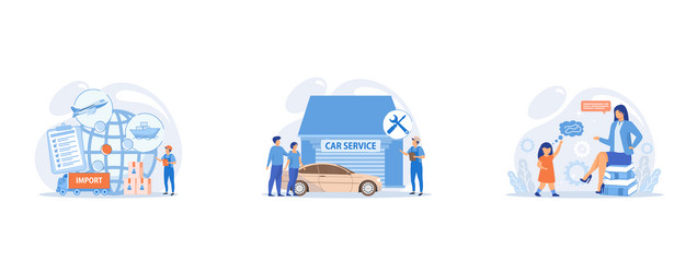 Established international trade routes selling Vector Image Established international trade routes selling Vector Image