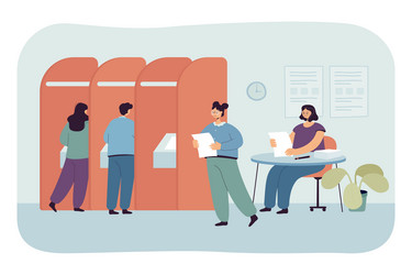 Voting Cartoon Booth Vector Images (over 250)