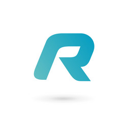 Letter r logo icon design template elements Vector Image