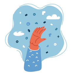 Hand One Finger Up Vector Images (over 4,500)