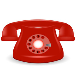 Red telephone Royalty Free Vector Image - VectorStock