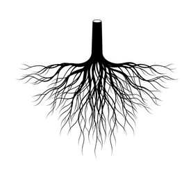 Lumberjack ax in a wooden deck engraving style Vector Image