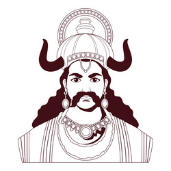 Ravan Face Vector Images (over 110)