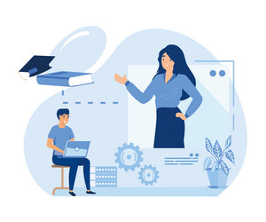 Successful Career Path Abstract Concept Set Vector Image