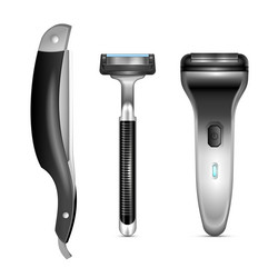 Men razor set Royalty Free Vector Image - VectorStock